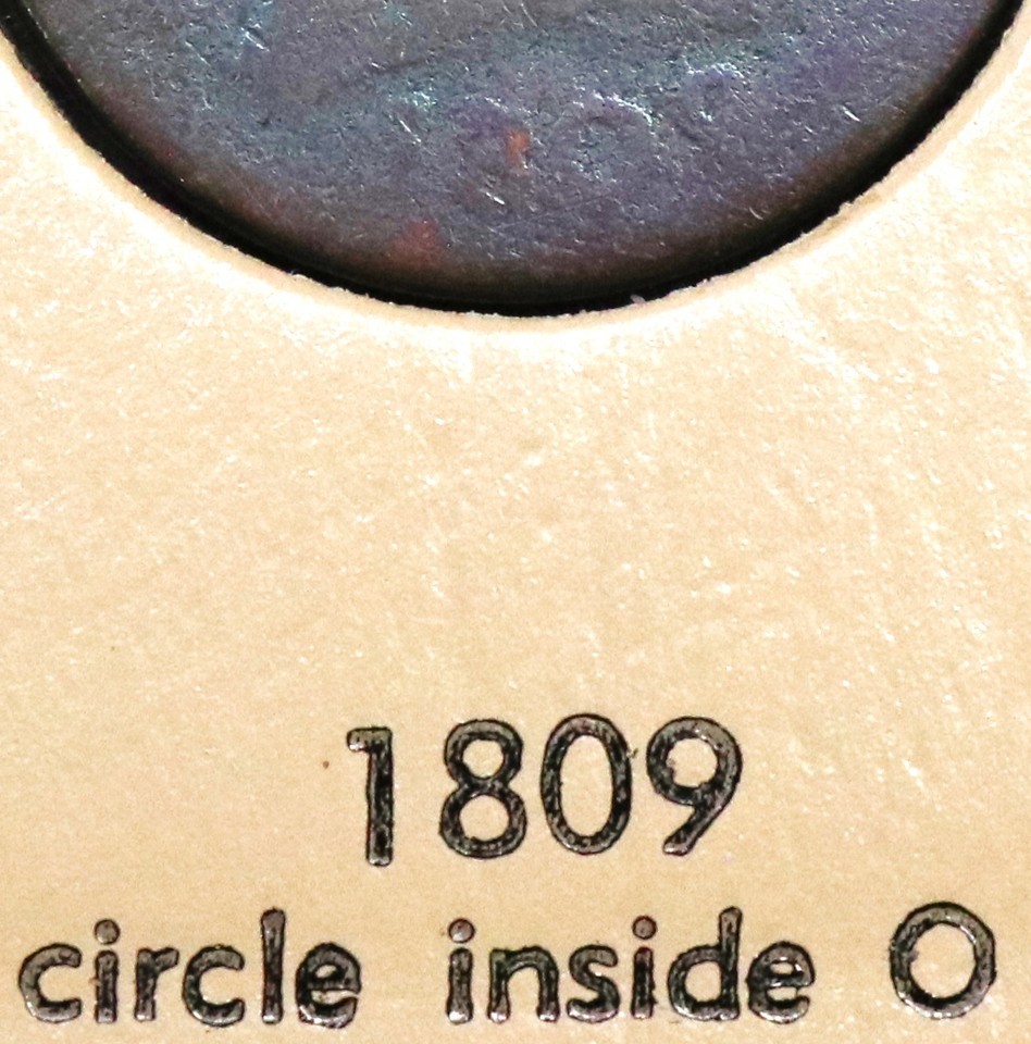 1809 "Circle Inside 0" Classic Head Half Cent- AG | eBay
