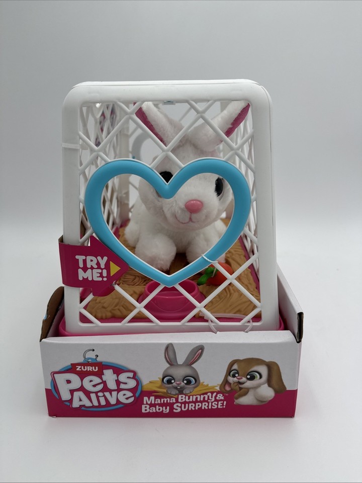 ZURU Pets Alive Mama Bunny & Baby Surprise Bunny Christmas Toy New | eBay