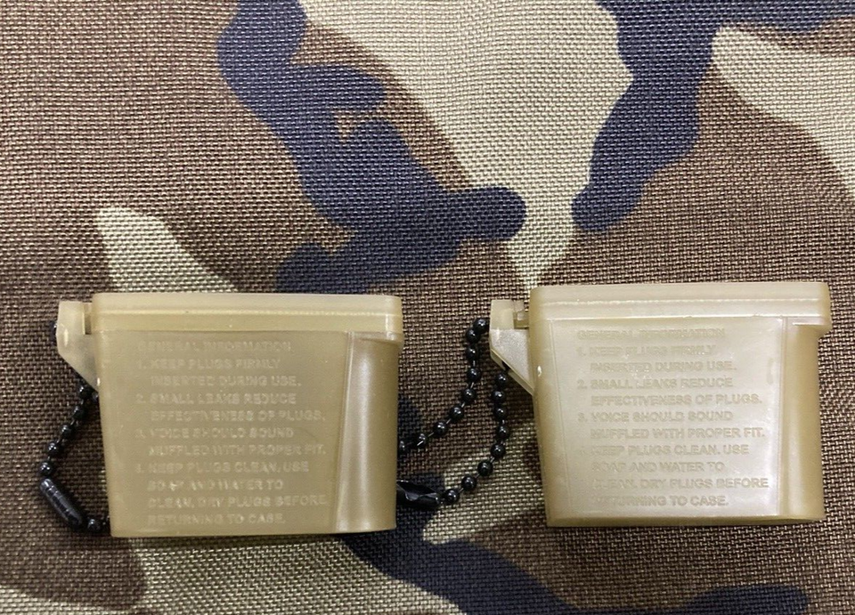 USGI Ear Plug Case Military Surplus 2 Each | eBay