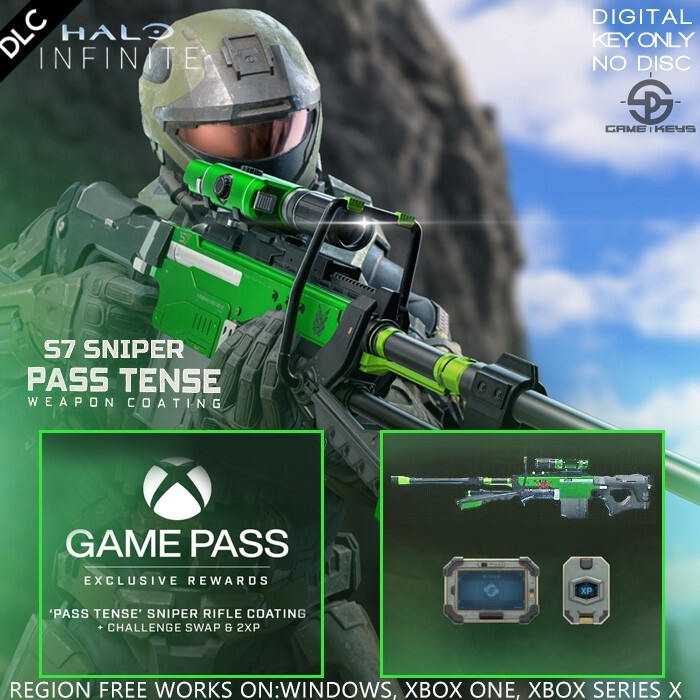 Halo Infinite - Pass Tense S7 Sniper Rifle Bundle Official Web Key ...