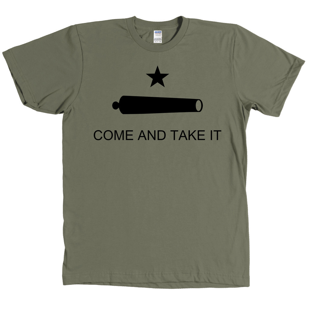 Come and Take It Texas Revolution Flag T Shirt Cannon NEW - MANY COLORS ...