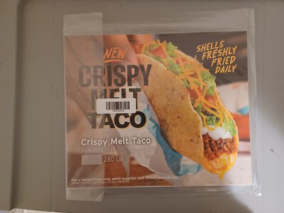 Taco Bell Menu Board Signs - Fast Food Posters Crispy Melt Taco | eBay
