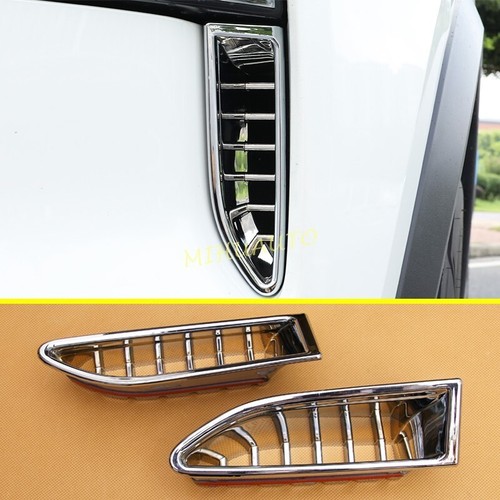 Chrome Car Front Bumper Air Vent Grill Cover Trims For Nissan Rogue X ...