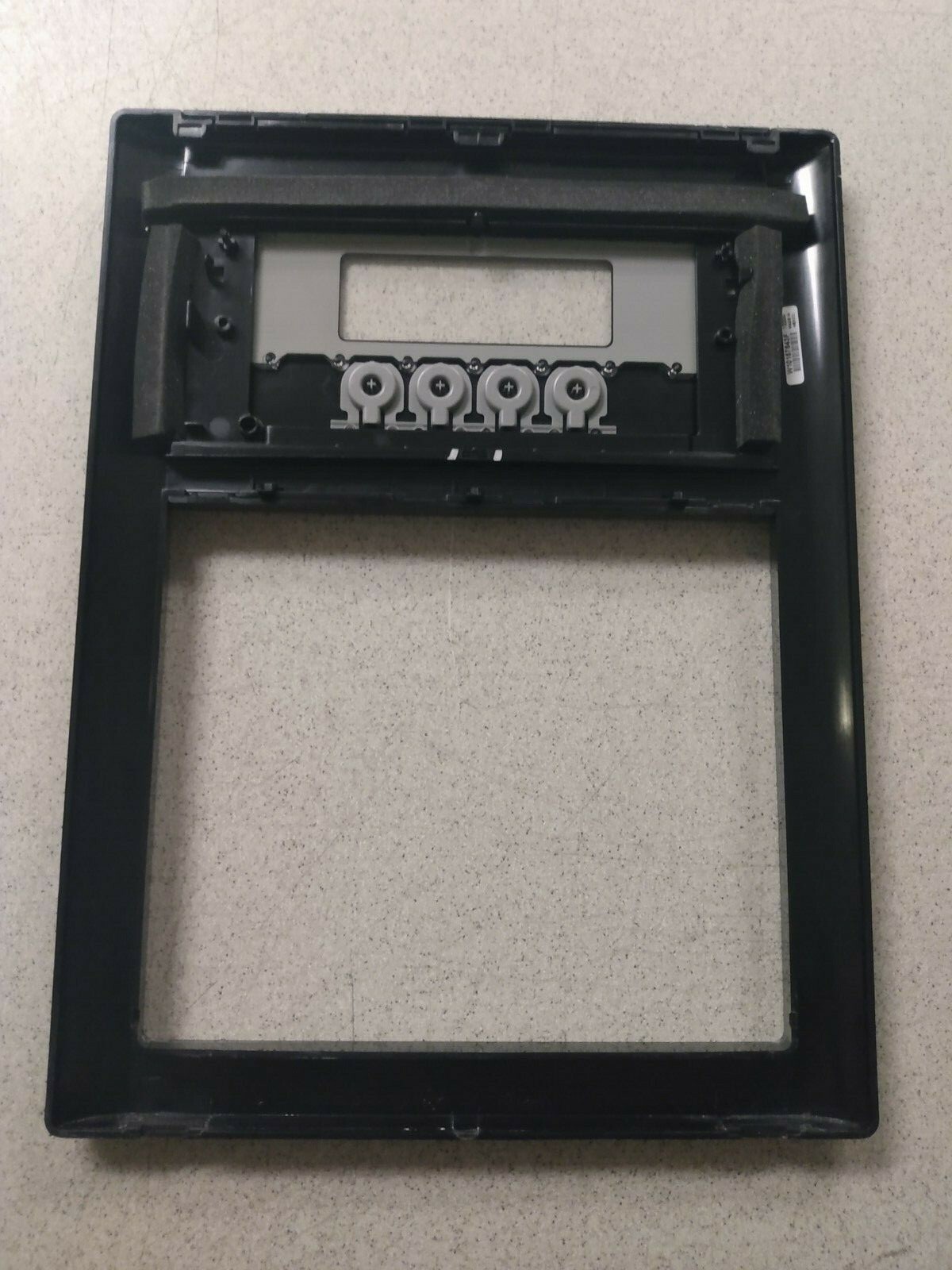 Whirlpool Ice & Water Dispenser Front Panel / Cover w/ Buttons Black ...