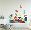 Tetris Game Wall Decal Removable Kids Home Nursery Stickers Vinyl Art ...
