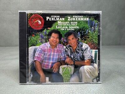 Perlman and Zukerman "Mozart Duos for Violin & Viola " CD | eBay