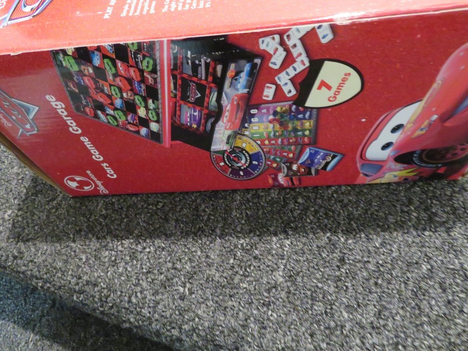 Disney Pixar Cars Supercharged 7 Games Wooden Game Garage by Cardinal ...