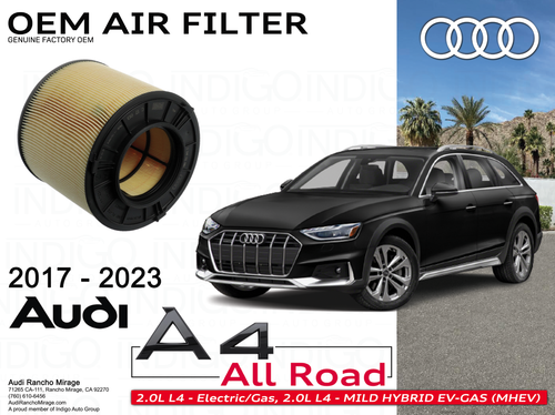 2017-2023 Audi A4 All Road Genuine Factory OEM Audi Air Filter 8W0-133 ...