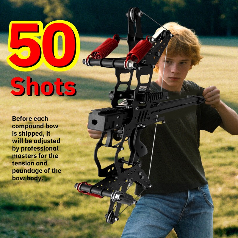 Apocalyptic Terminator 50 multi-shot slingshot, high-speed composite ...