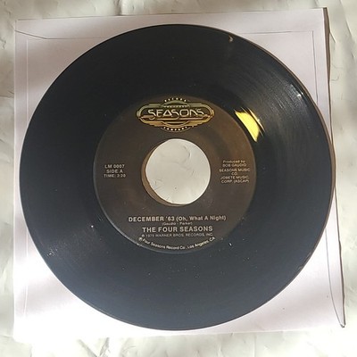 The Four Seasons ~ December, 1963/ Who Loves You ~ Warner Bros. 45 RPM ...