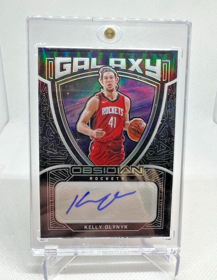 2021 Panini Obsidian Galaxy KELLY OLYNYK Auto 04/99 #GAL-KOL Rockets | eBay