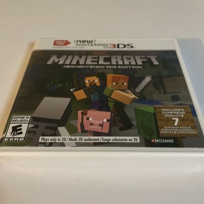 Sealed Minecraft New Nintendo 3DS Edition (3DS) Brand New Factory ...