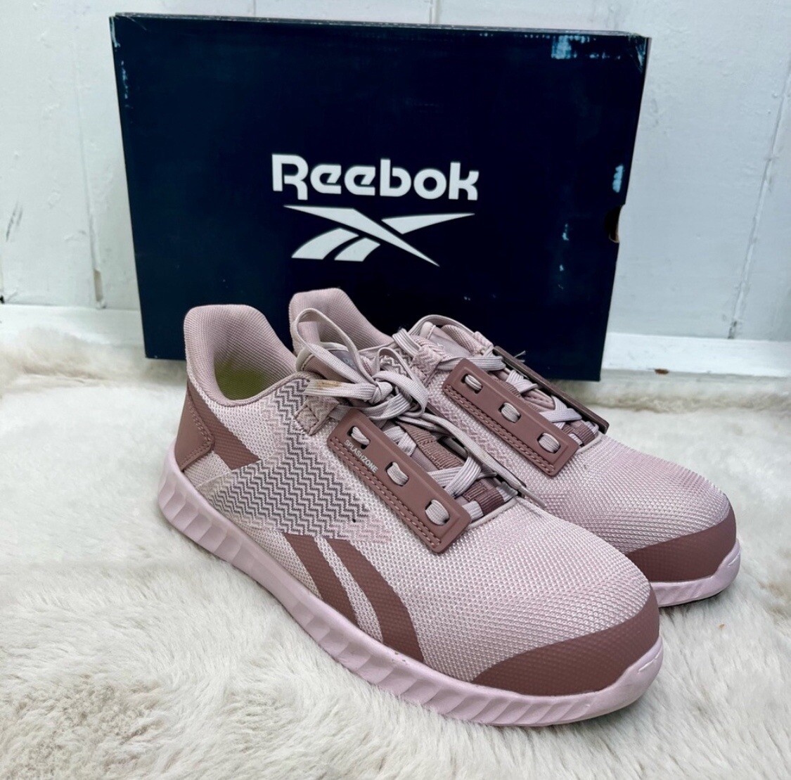 Reebok Pink Sublite Legend Work Safety Shoe ASTM Size… - Gem