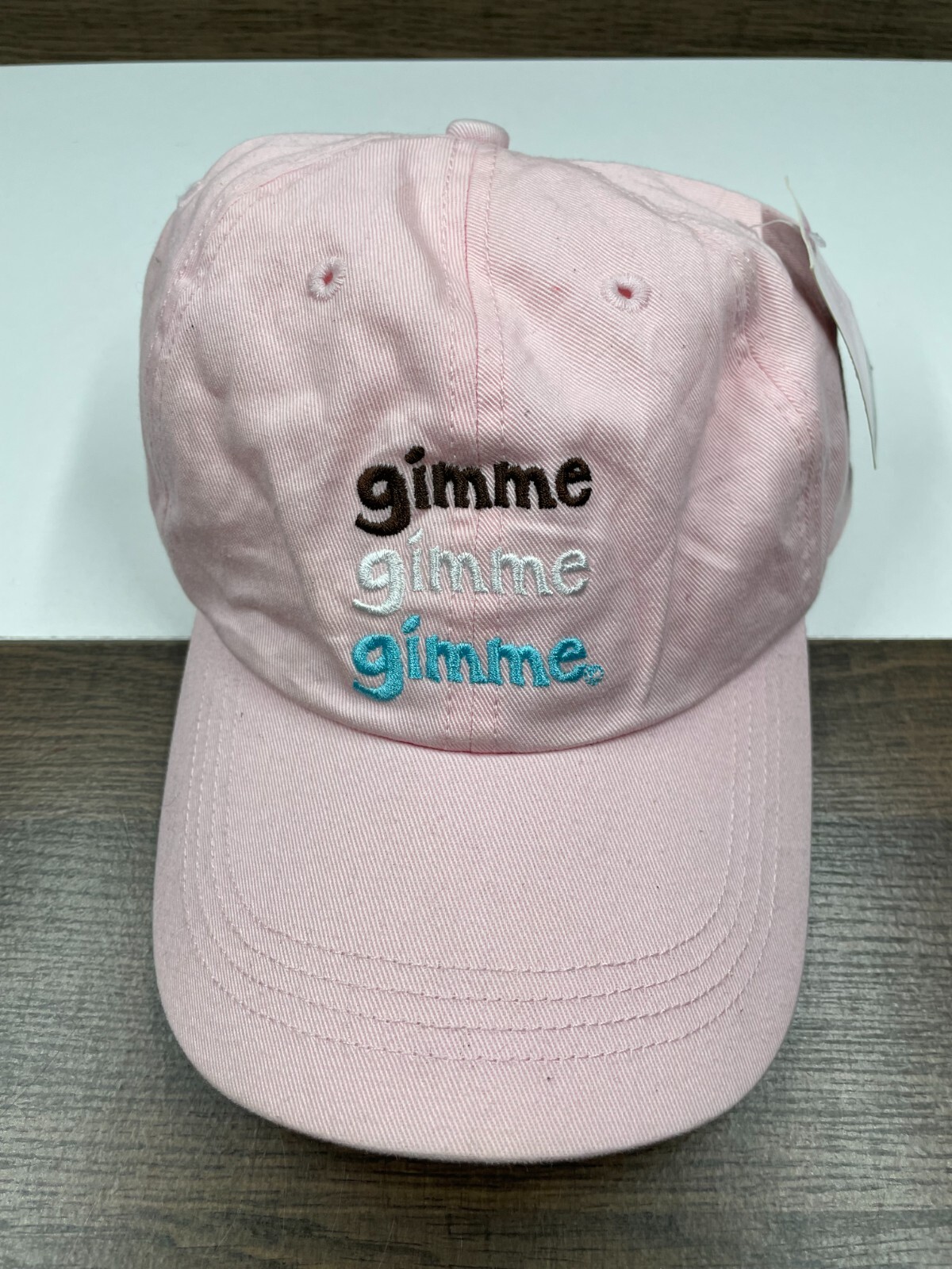 Pink Funny Gimme Gimme Gimme Hat Cap Be As You Are Strap Back NWT | eBay