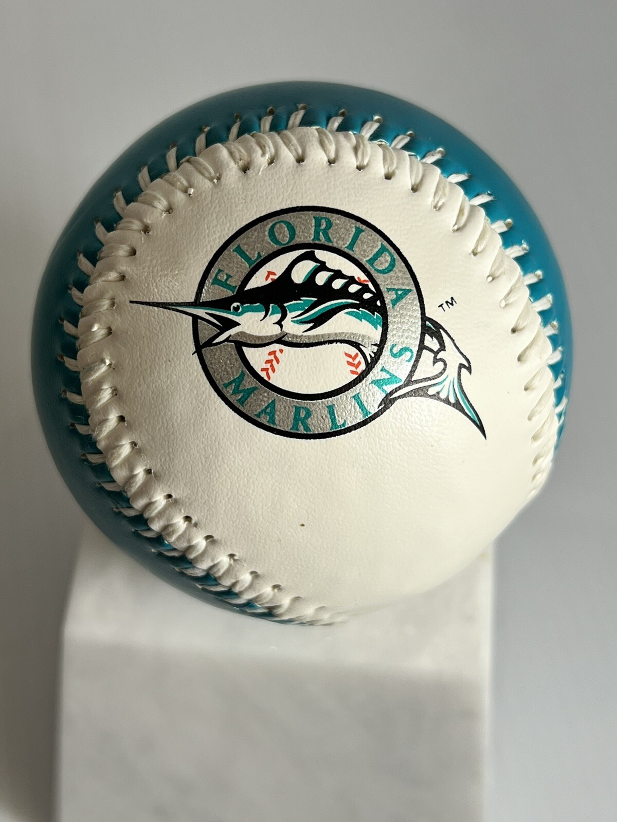 Florida Marlins Teal/White “limited Edition” FotoBall In Mint Condition ...