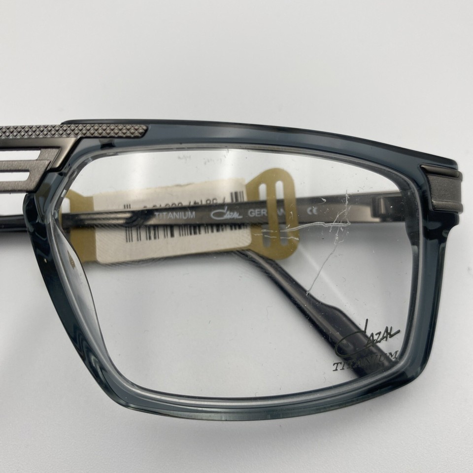 CAZAL Eyeglasses 6031 003 58MM GREY TRANSPARENT FRAME WITH CLEAR DEMO ...