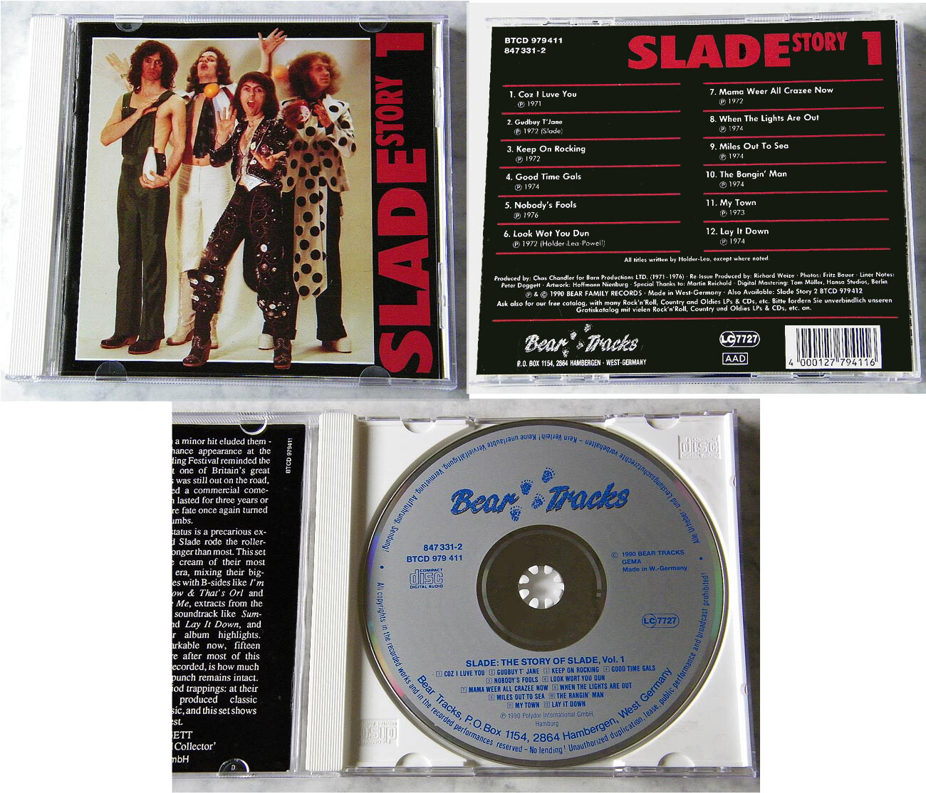 Slade Story Of Slade Vol 1 CD German Bear Tracks 1990 online kaufen | eBay