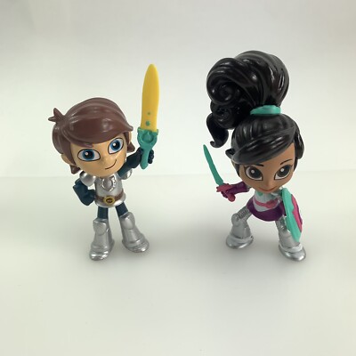 Nikolodean Nella the Princess Knight & Sir Garrett Figure Set of 2 | eBay