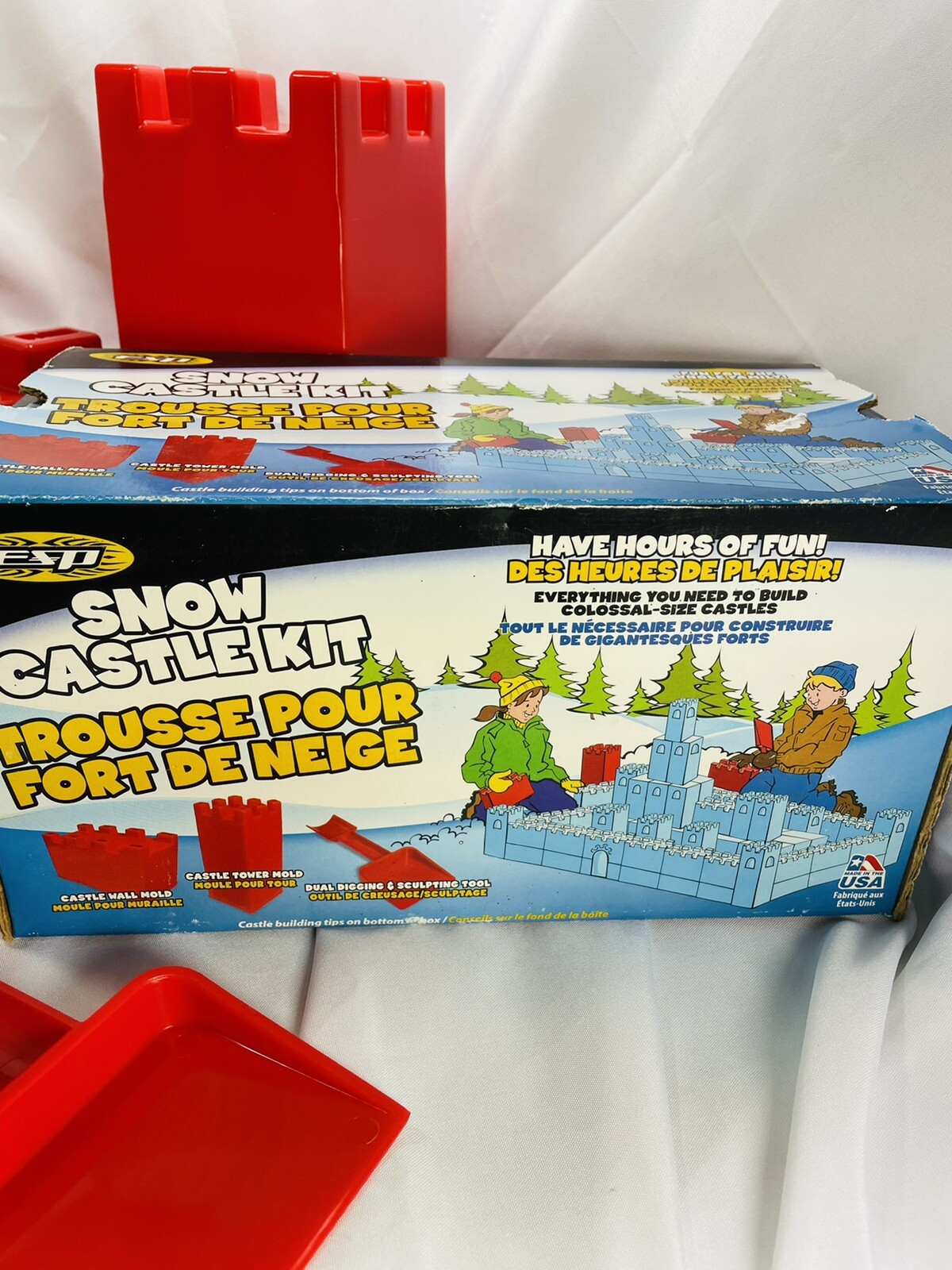 Retro Fun ESP Snow Castle Block Kit, 2 Blocks & Shovel, Made in USA ...