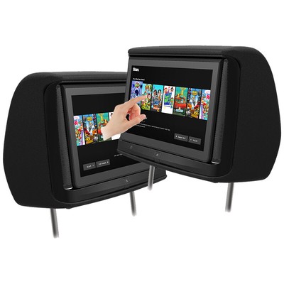 HiTv S900 Android 9" Universal Smart TV Headrest Pack incl 2 x ...