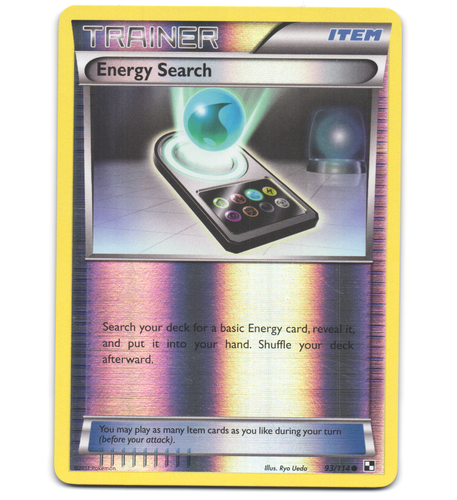 Pokemon 2011 Near Mint NM Energy Search Black & White REVERSE 93/114 ...