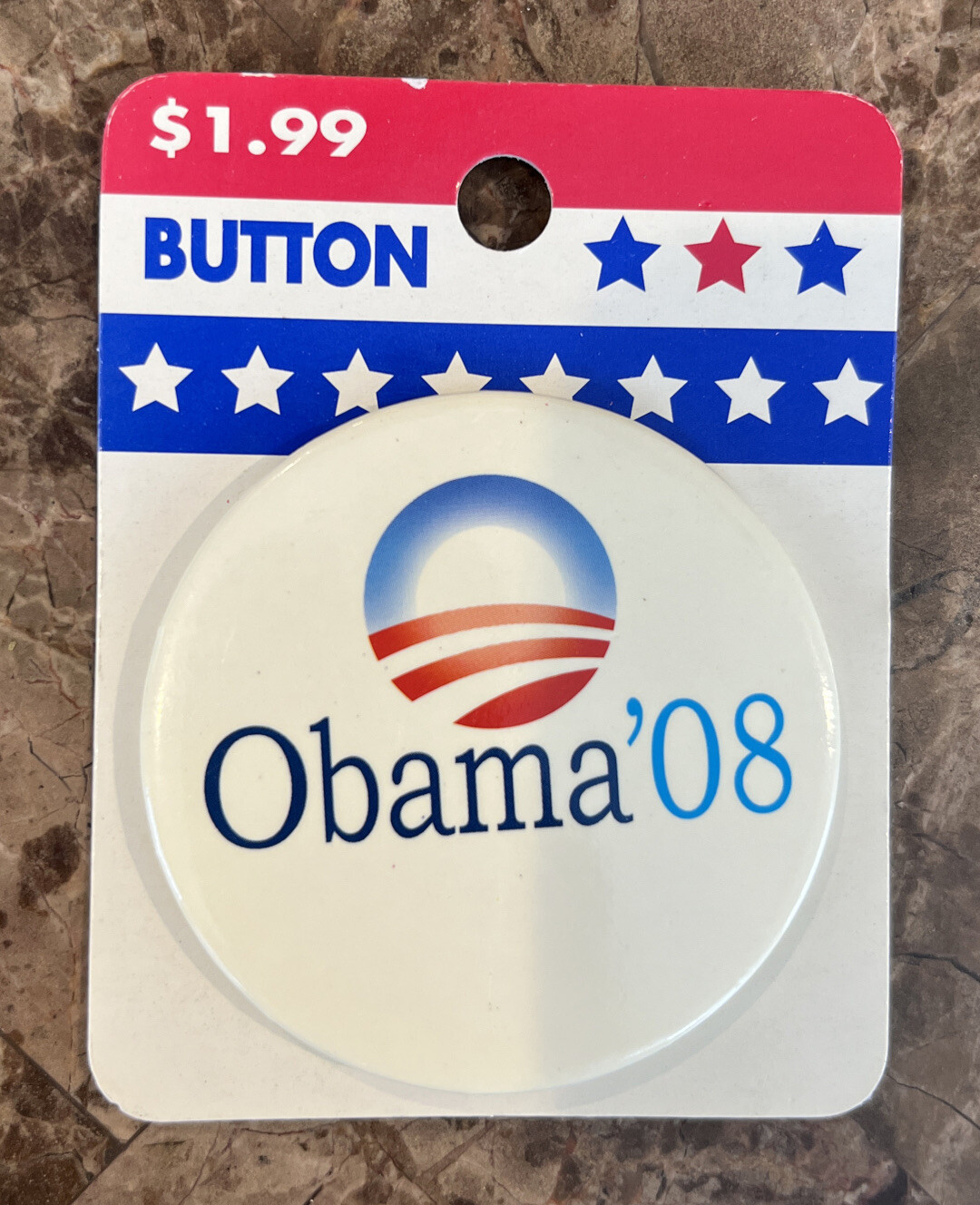 Barack Obama 2008 Campaign Political Button 2.25” NEW OLD STOCK | eBay