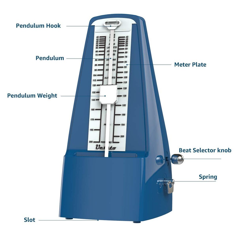 Mechanical Metronome for Piano Guitar Violing Drums Saxophone Loud ...