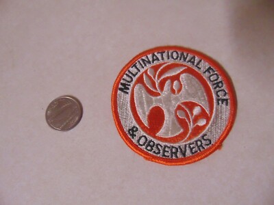 PATCH MILITARY MULTINATIONAL FORCE & OBSERVERS MFO SINAI EGYPT 3 INCH ...