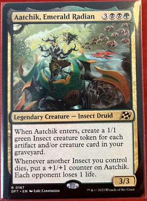 Magic: The Gathering Cards | Aatchik, Emerald Radian #187 Aetherdrift ...