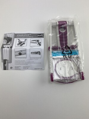 Chef'n Sleekslice Hand-Held Mandoline Purple | eBay