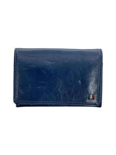 ultima TOKYO Bi-fold Wallet Leather BLU Plain Women's | eBay