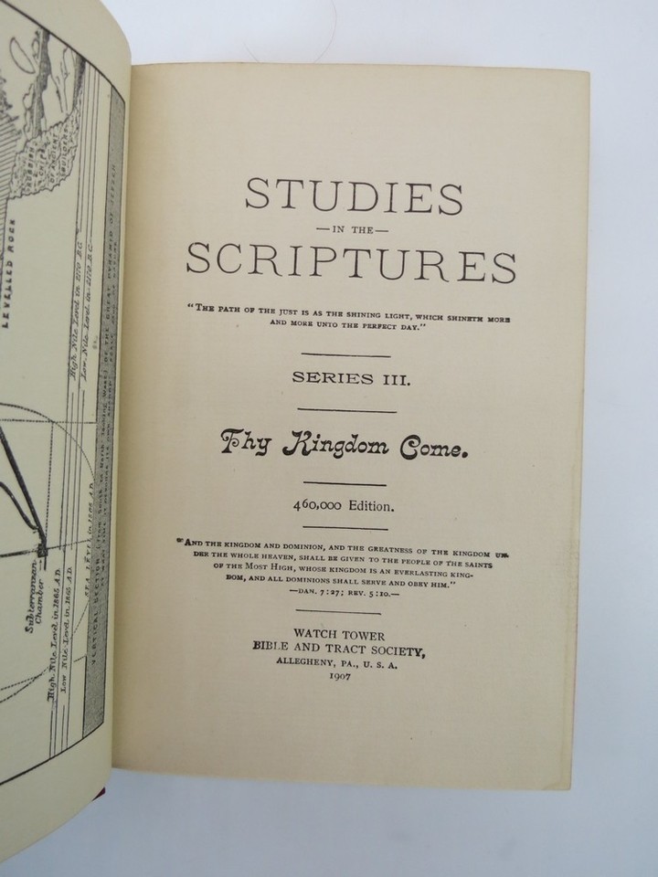 STUDIES IN THE SCRIPTURES (4 VOLUME SET) 1889-1910 | eBay