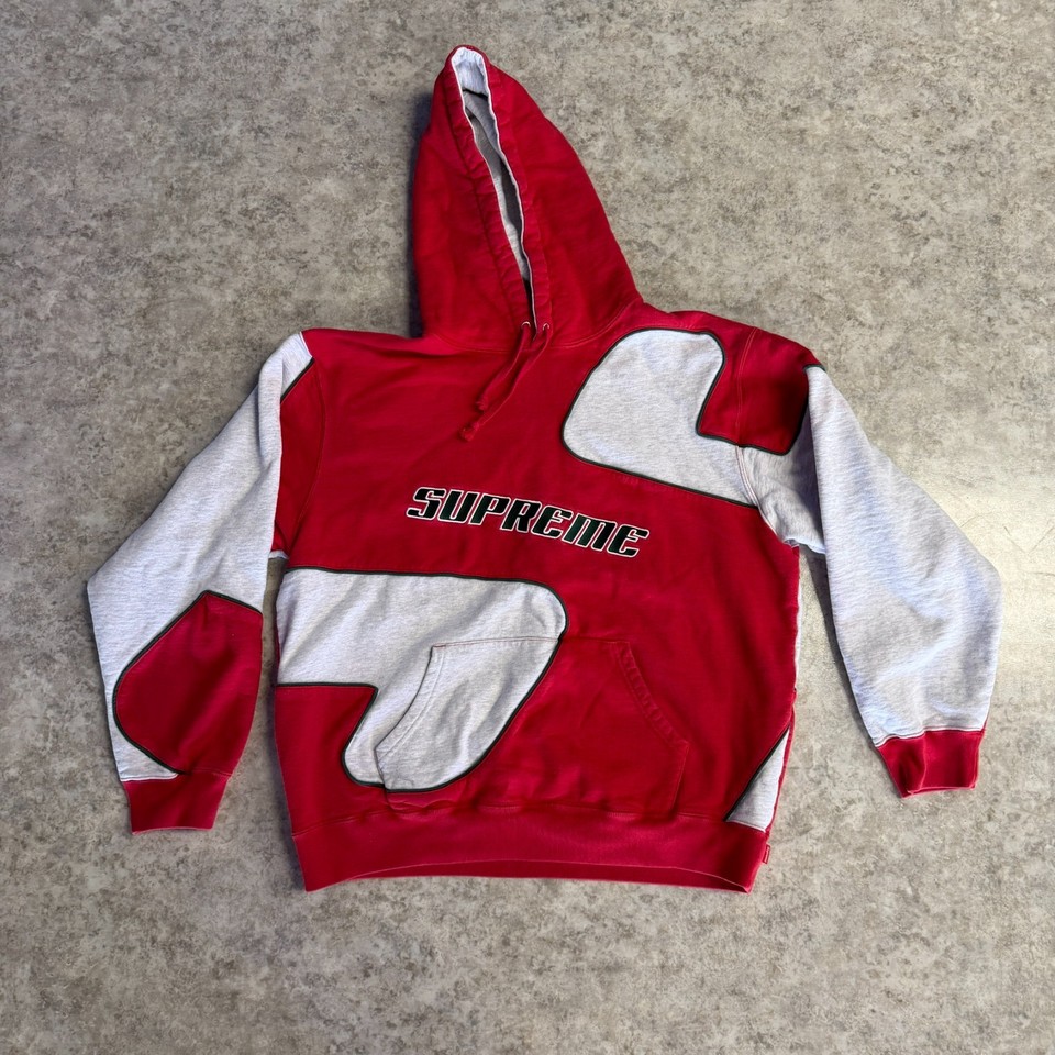 Supreme Big S Logo Hoodie Size Medium | eBay