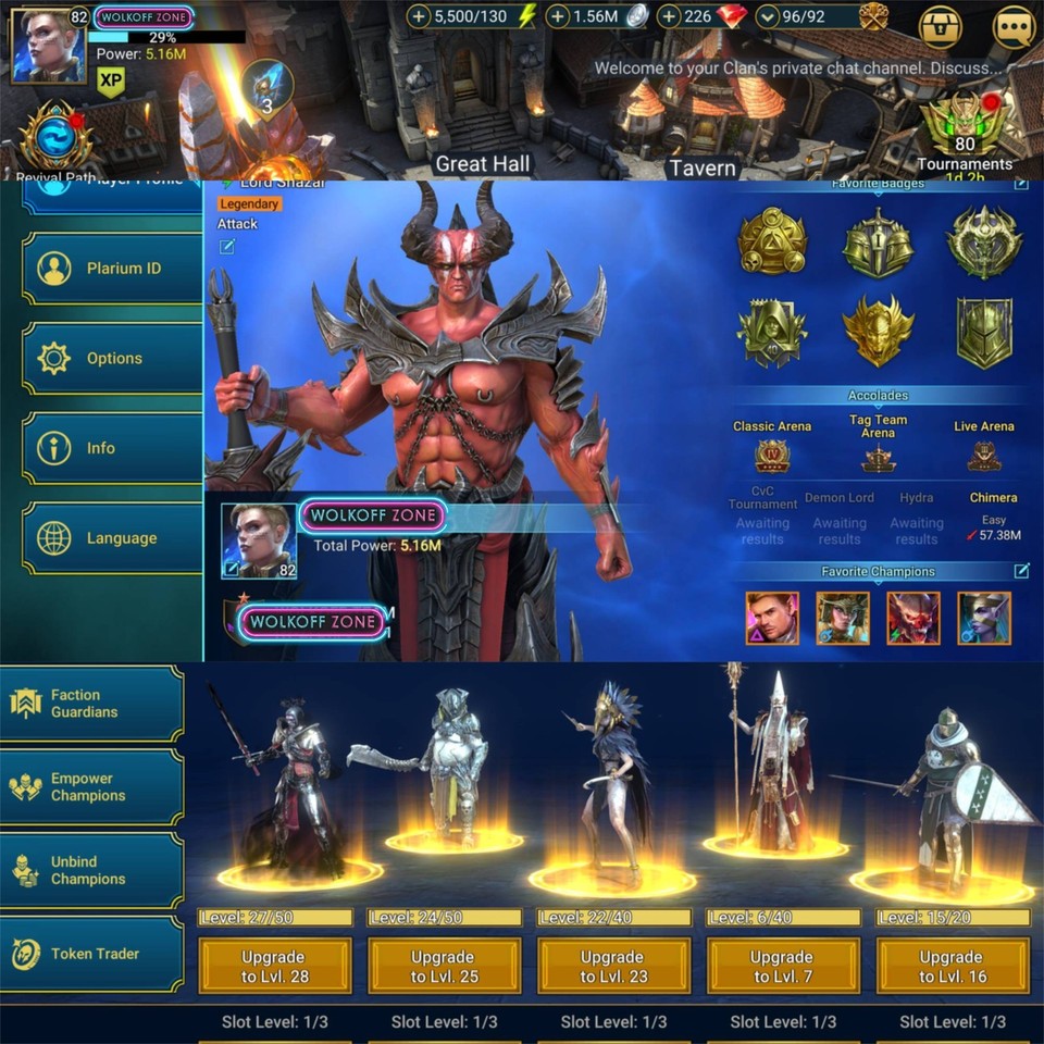 Raid Shadow Legends!44 Legendary!Tunda,Valkyrie,Rae,Belanor,Mashalled ...