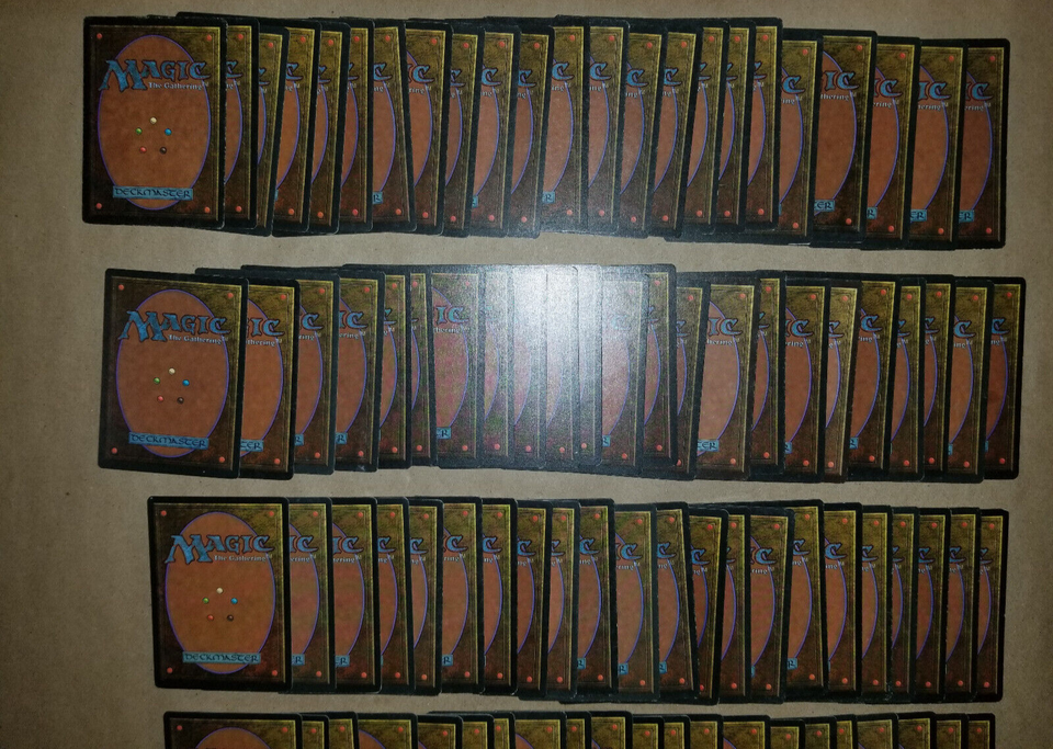 MTG 4th Edition Collection Lot of 118 Cards X1 Each Common - No Bolt ...