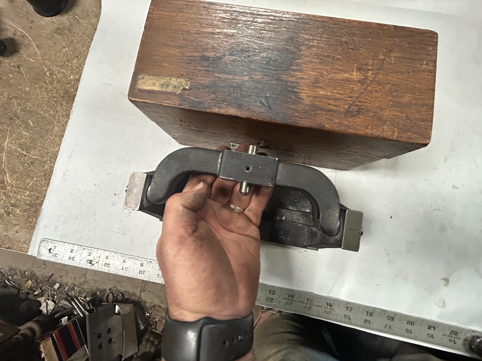 MACHINIST OfCe LATHE MILL George Scherr Grinding Radius Dresser Fixture ...