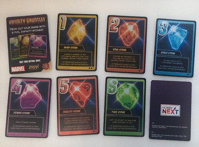 Marvel Infinity Gauntlet A Love Letter Game Foil Infinity Stone Promo ...