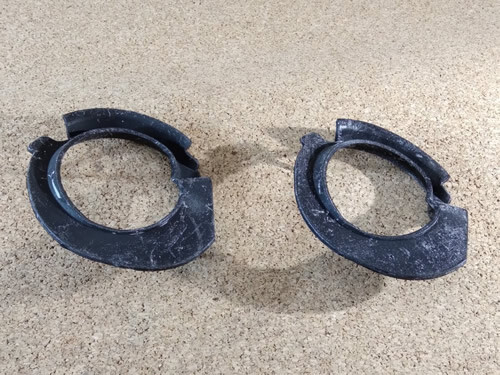 GENUINE LAND ROVER REAR SHOCK LOWER PAD SET LR2 LR003915 | eBay