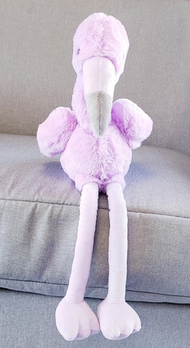 Hugfun Flamingo Bird Plush Long Legged Purple 19" Stuffed Animal Toy ...