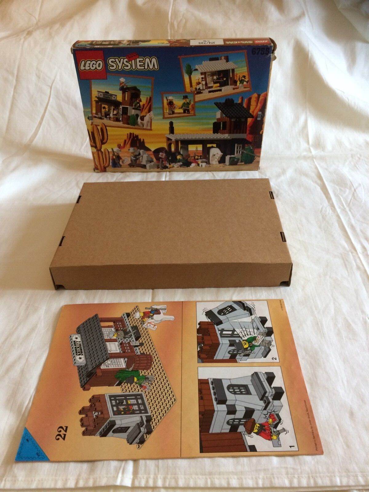 Lego 6755, Western, Sheriff`s Lockup, 100% complete inc box ...