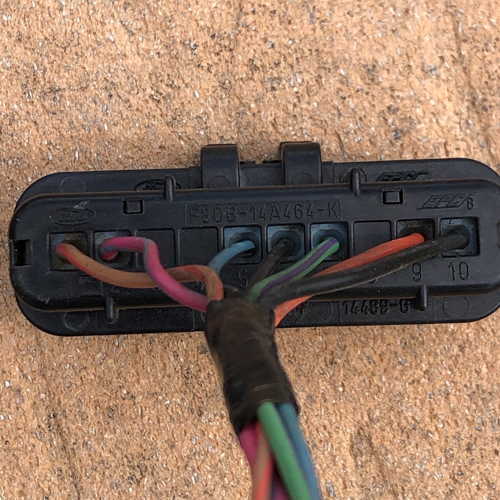 Ford F80B-14A464-K Cruise Control Speed Control Servo Pigtail Wiring ...