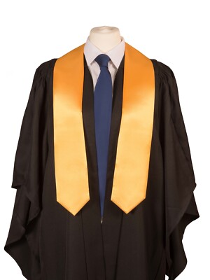 University Graduation Stole (sash) in Satin- Academic Gown Accessory ...