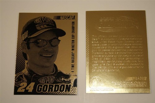 JEFF GORDON 2003 Laser Line Gold Card 4-TIME CHAMPION Winston Cup NM-MT ...