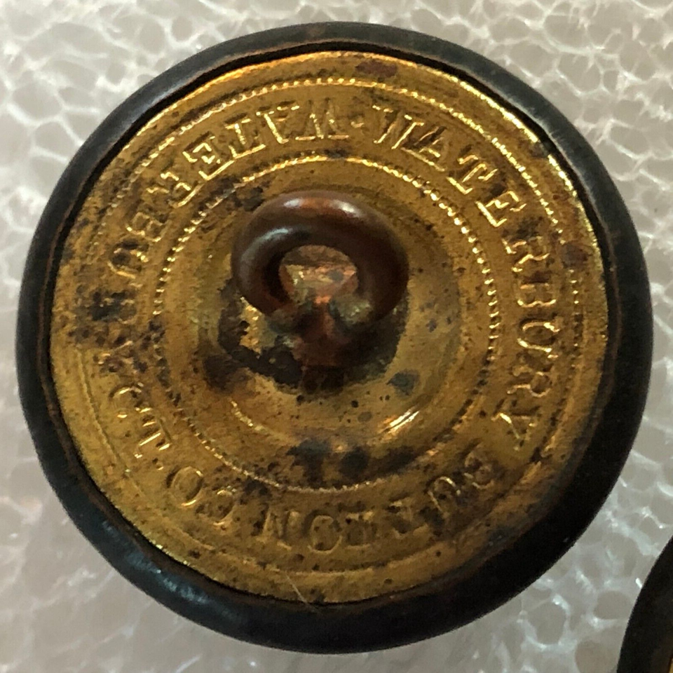 3 Vintage Pictorial Buttons Crest Waterbury Button Co. & Sig. Eisner ...