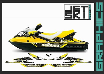 SEADOO RXT 215 2009 graphics kit decals set stickers for jet ski vinyl ...
