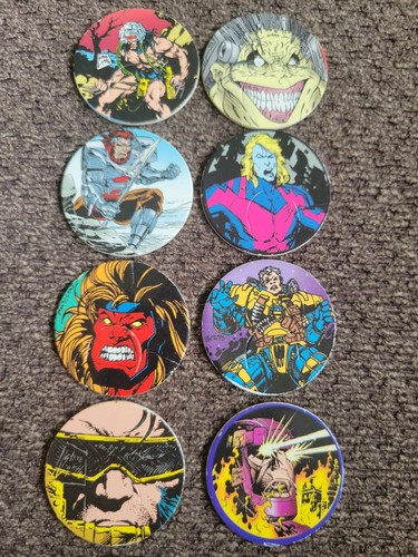 8 Vintage X-Men Milk Cap Pogs | eBay