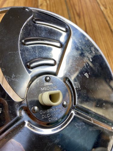 CUISINART DLC103TX Food Processor Stainless 3mm Medium Slice Blade Disc ...