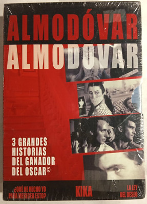 PEDRO ALMODOVAR, 3 X DVD BOX SET, STILL SEALED FEAT. KIKA / QUE HE ...