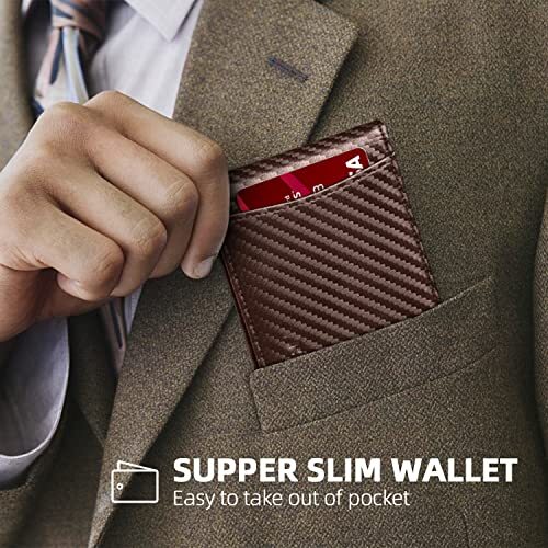 RUNBOX Men's Wallets Slim Rfid Money Clip Leather With Gift Box | eBay