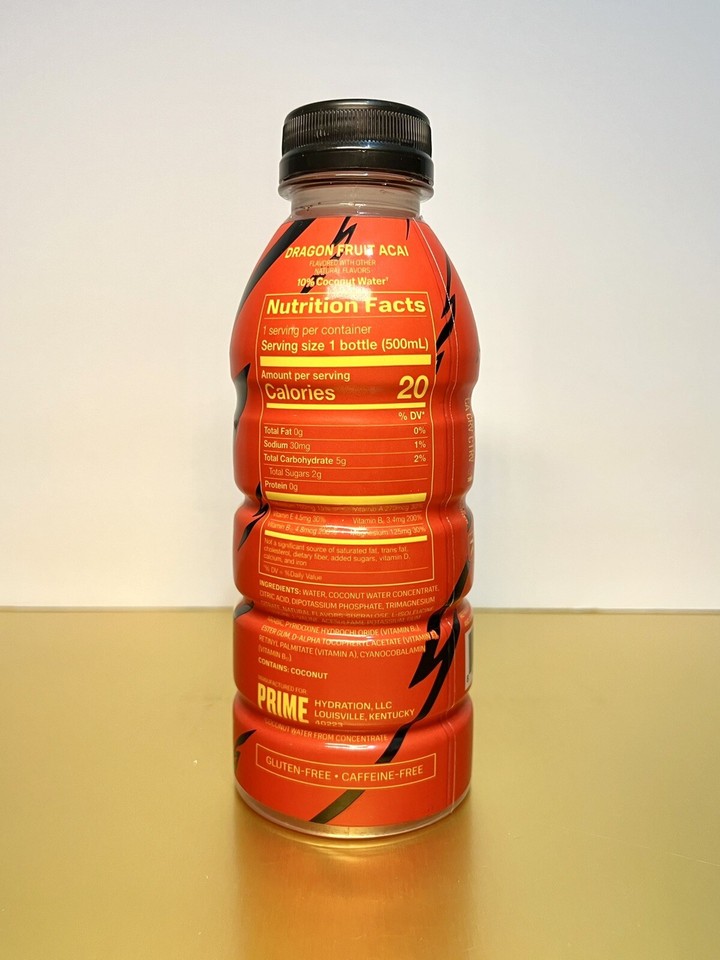 ♨️ New Limited Edition Prime Hydration Speed IShowSpeed Dragon Fruit Acai Drink | eBay